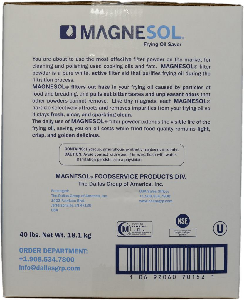Magnesol Filter Powder - 40# - FourStates Wholesale